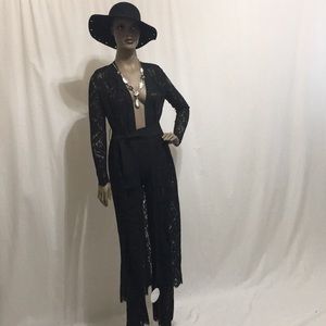 Miss Circle | Pants & Jumpsuits | Four Pieces Lace Pant Suit | Poshmark